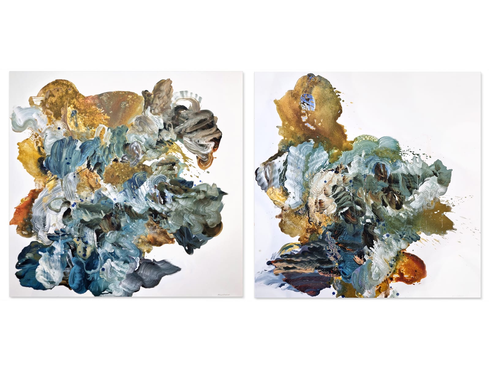 Even Flow. Tidal Response -150x150cm | Soho Galleries - Michael Whitehead Art